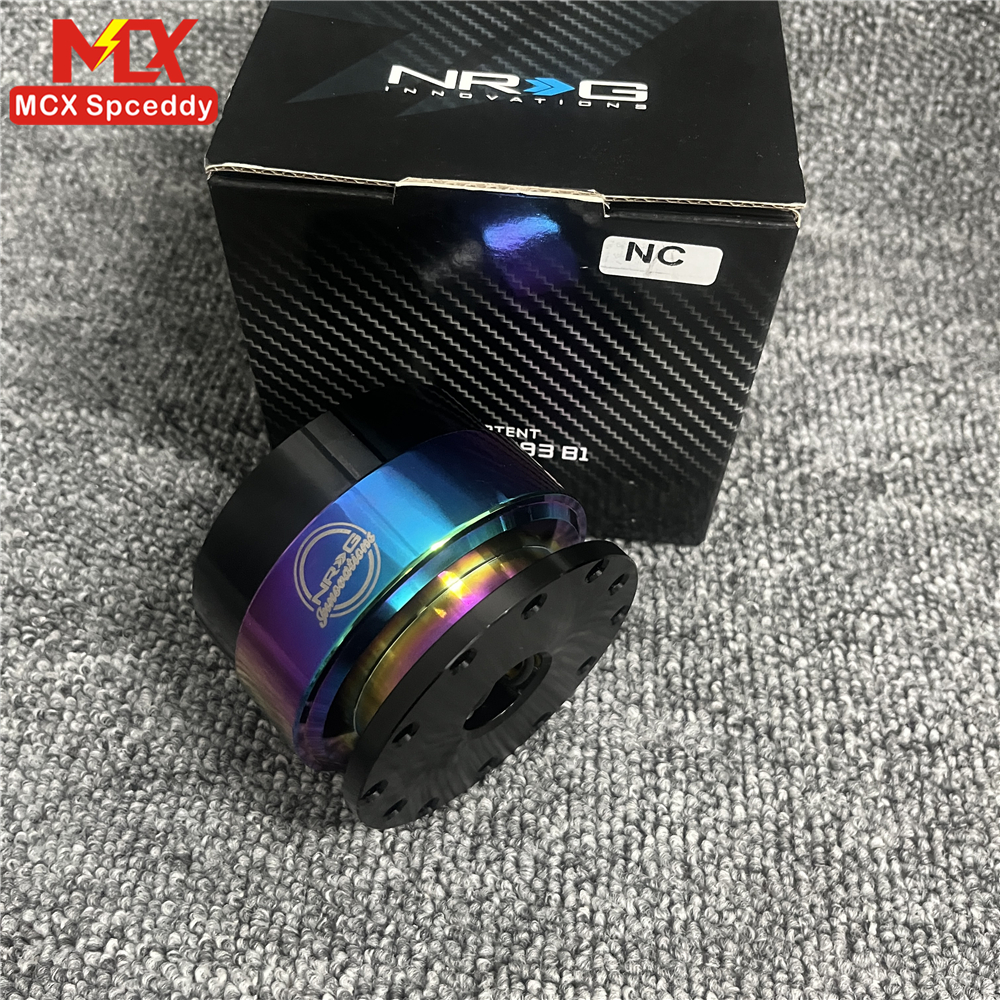 Car JDM NRG Ding Steering Wheel Quick Release Hub Adapter Snap Off Boss ...