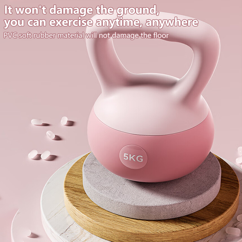 Premium Workout KettleBell Soft Kettlebell Weights Gym Training Plastic ...