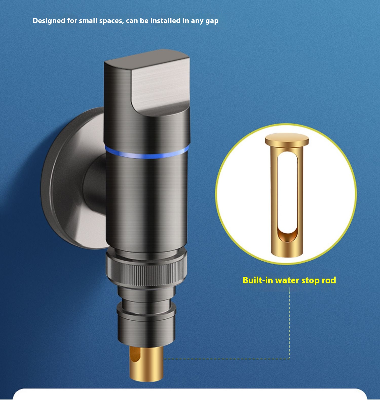 Washing Faucet Automatic Water Stop Valve Dedicated Snap-On Joint Ultra ...