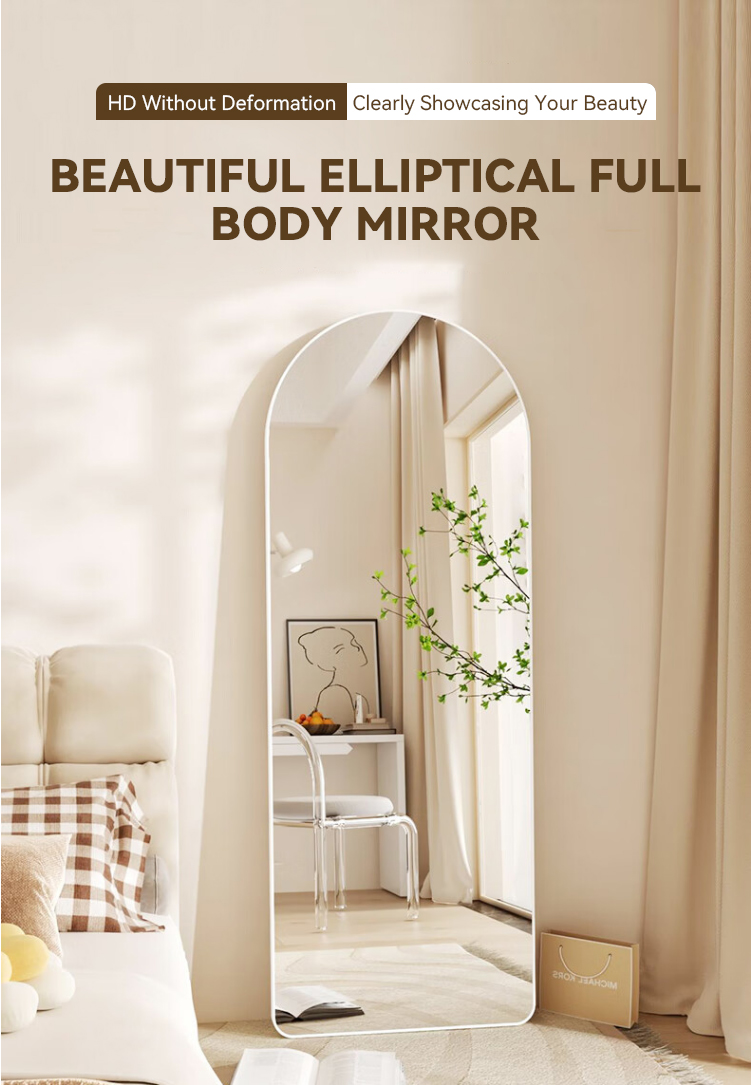 MOK Body Mirror 160/170CM Mirror With Stand Floor-To-Ceiling Wall ...