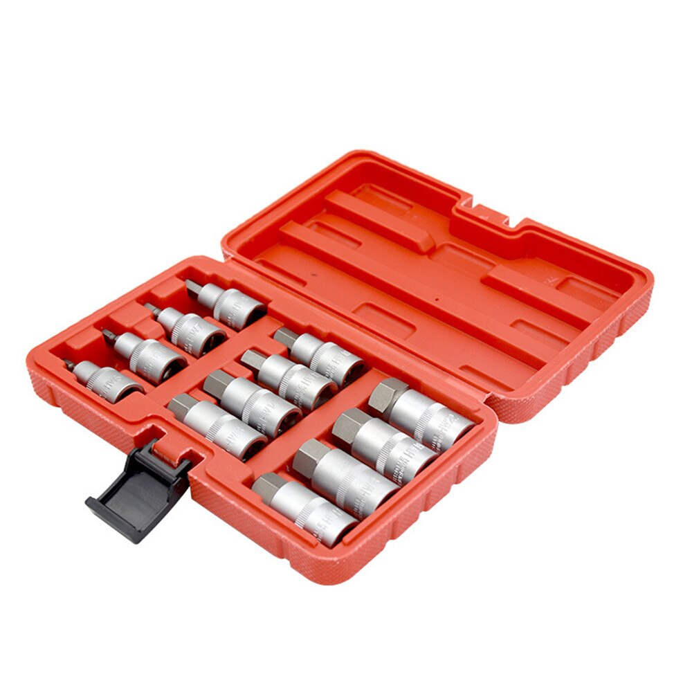 12Pcs/set 1/2 Inch Drive Impact Hex Bit Socket Wrench Set H5-H22 ...