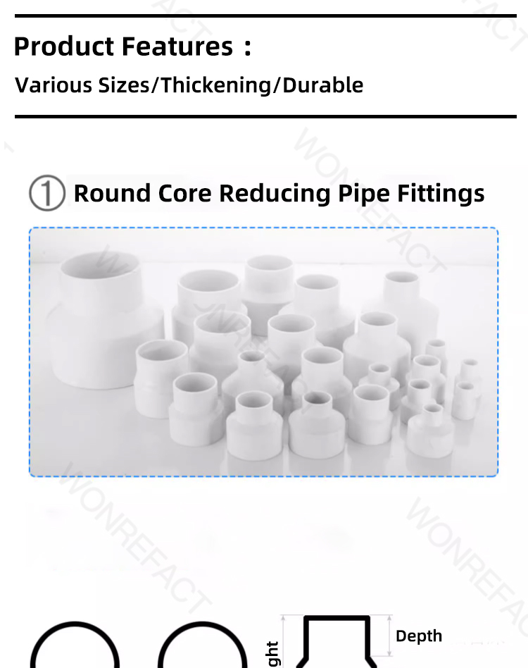 Pipe Adapter Sink Drain Pipe Variable Diameter Pipe Hardware Household ...