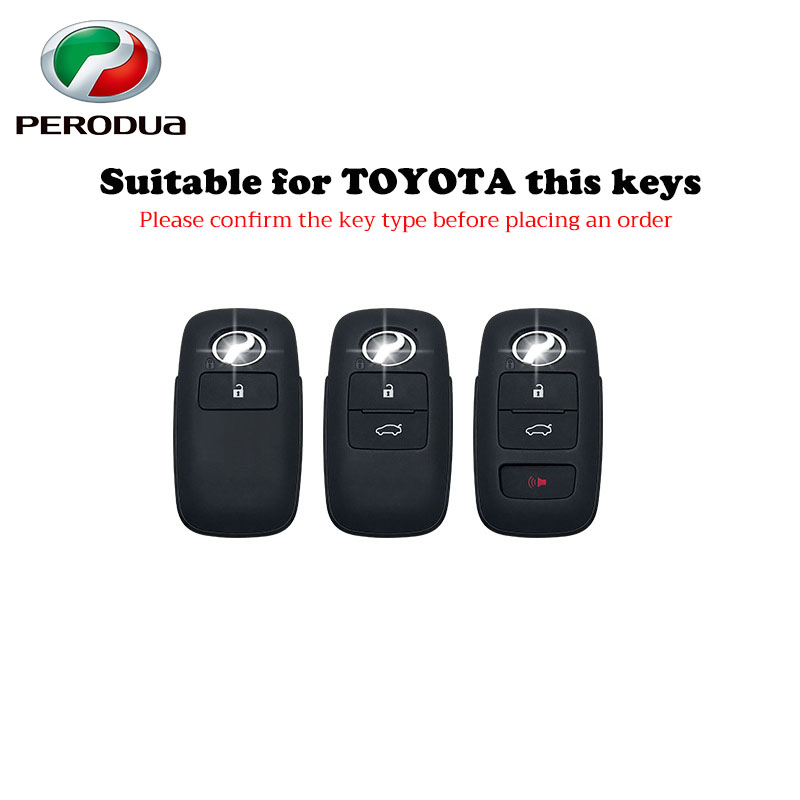 Perodua Axia Alza Ativa Myvi car keychain Perodua smart car key case ...