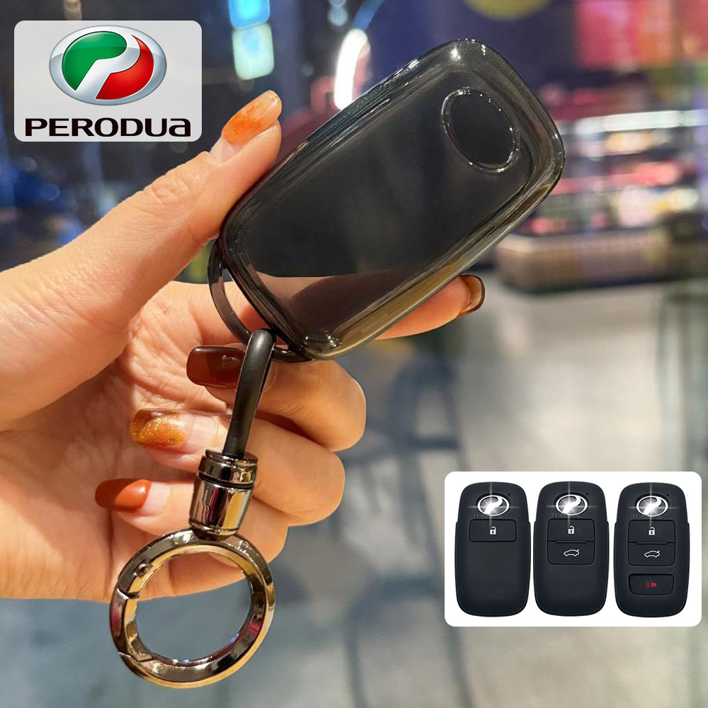 Perodua Axia Alza Ativa Myvi car keychain Perodua smart car key case ...