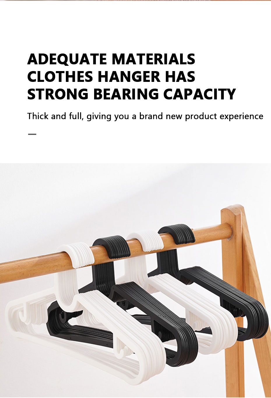 10/30pcs Spruttig Hanger Non-slip Hanger Baju Borong Clothes Hanger Ikea Hanger Black Plastic 衣架 ...