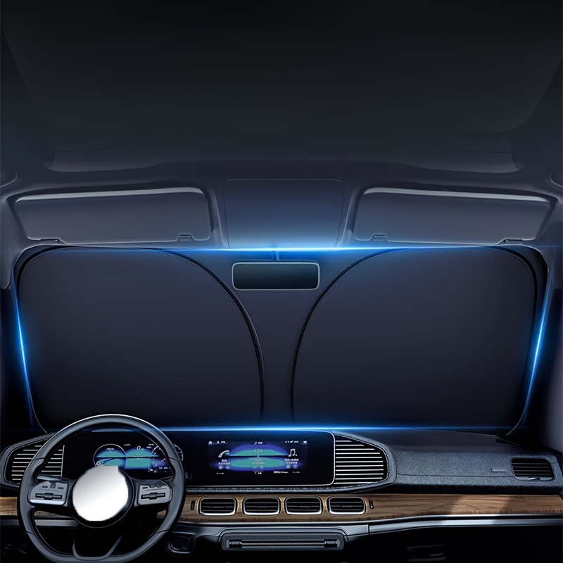 Car Interior Sunshade UV Protection Front Window Windshield Cover ...