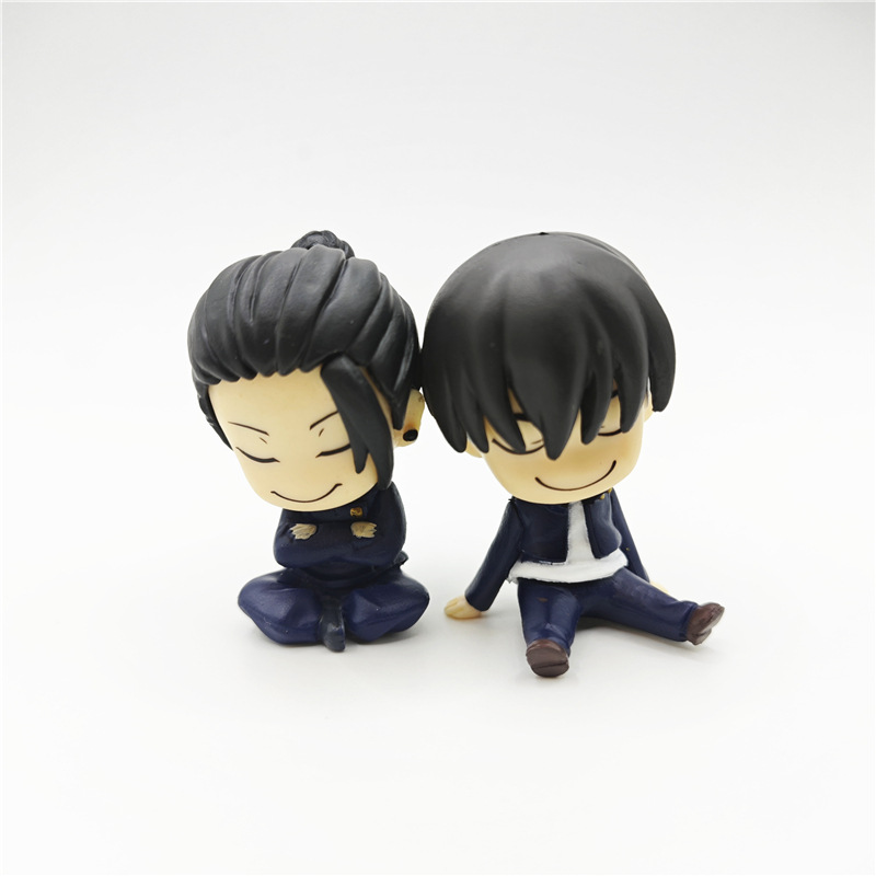 4Pcs/Set Jujutsu Kaisen Sleep Sit Figure Gojo Satoru Geto Suguru ...