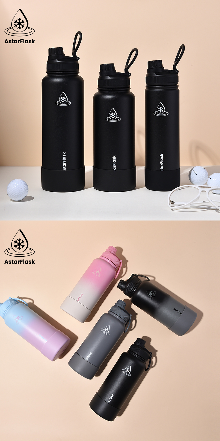 Astar Flask Botol Air 1200ML Tumbler Tahan Sejuk Wide Mouth With Cap ...