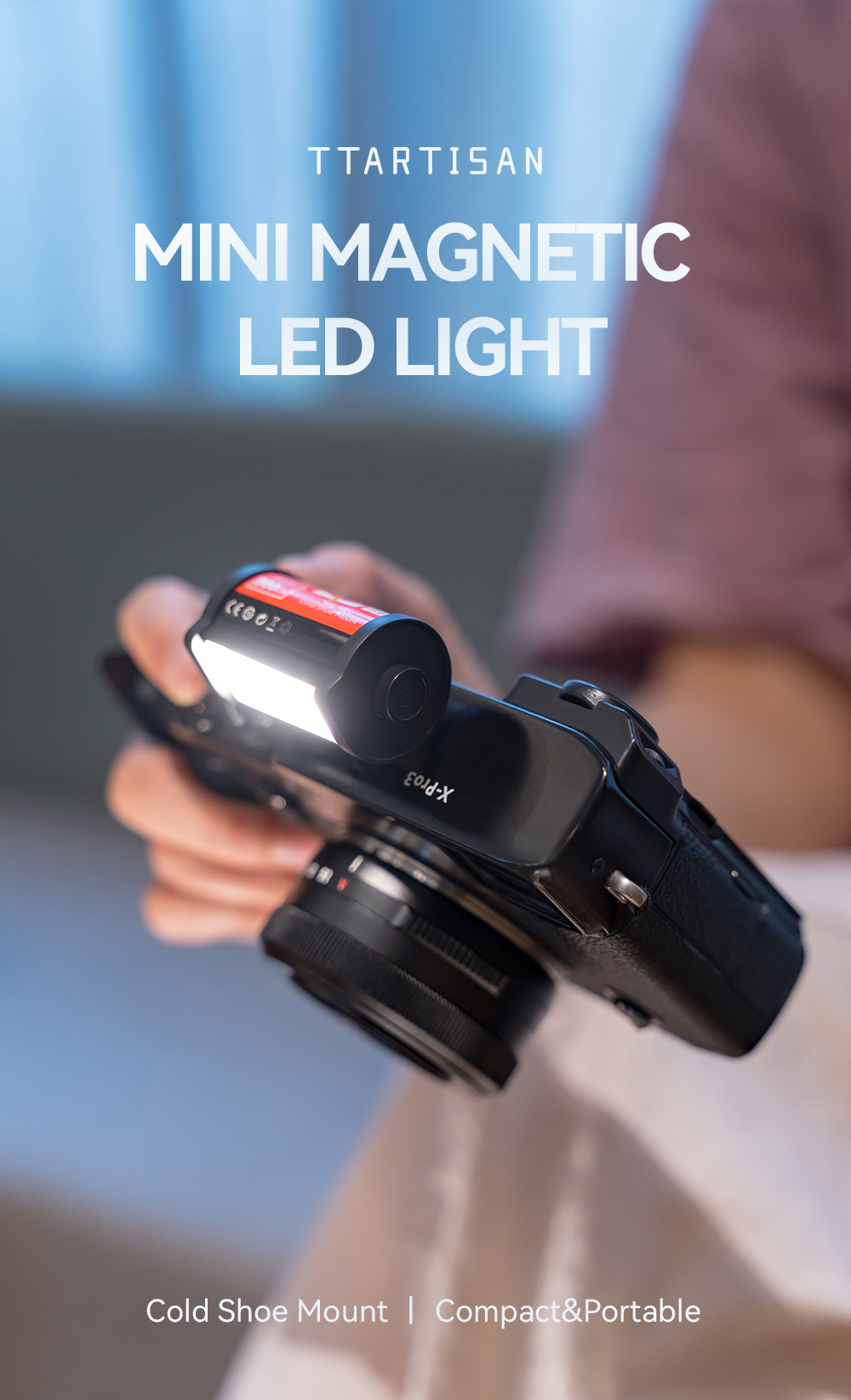 TTArtisan Mini Magnetic LED Fill Light 3000K/4500K/6000K | Shopee Malaysia