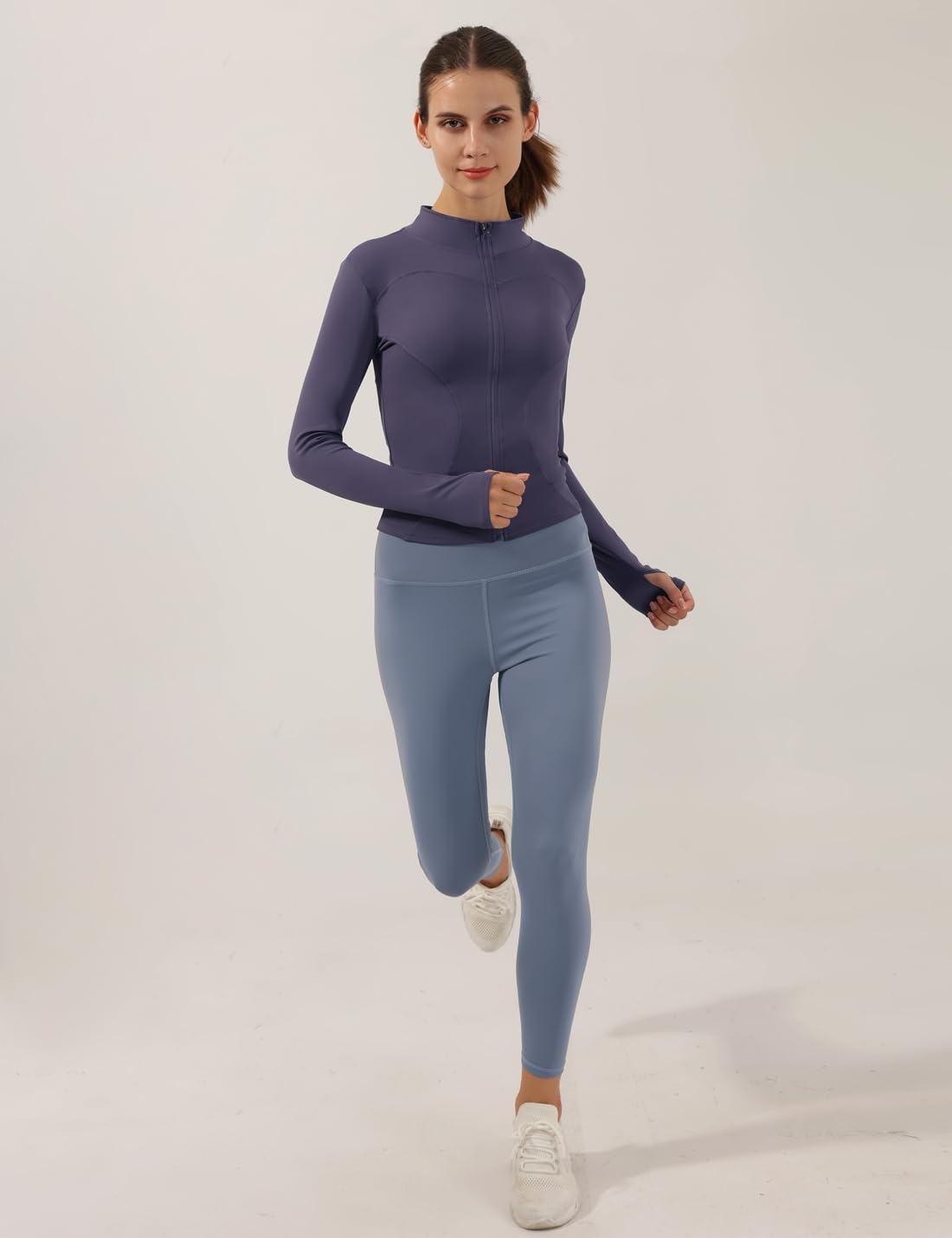 Yoga TOP Yoga Jacket Sports Jacket for Women Gym Workout Clothes Zipper ...