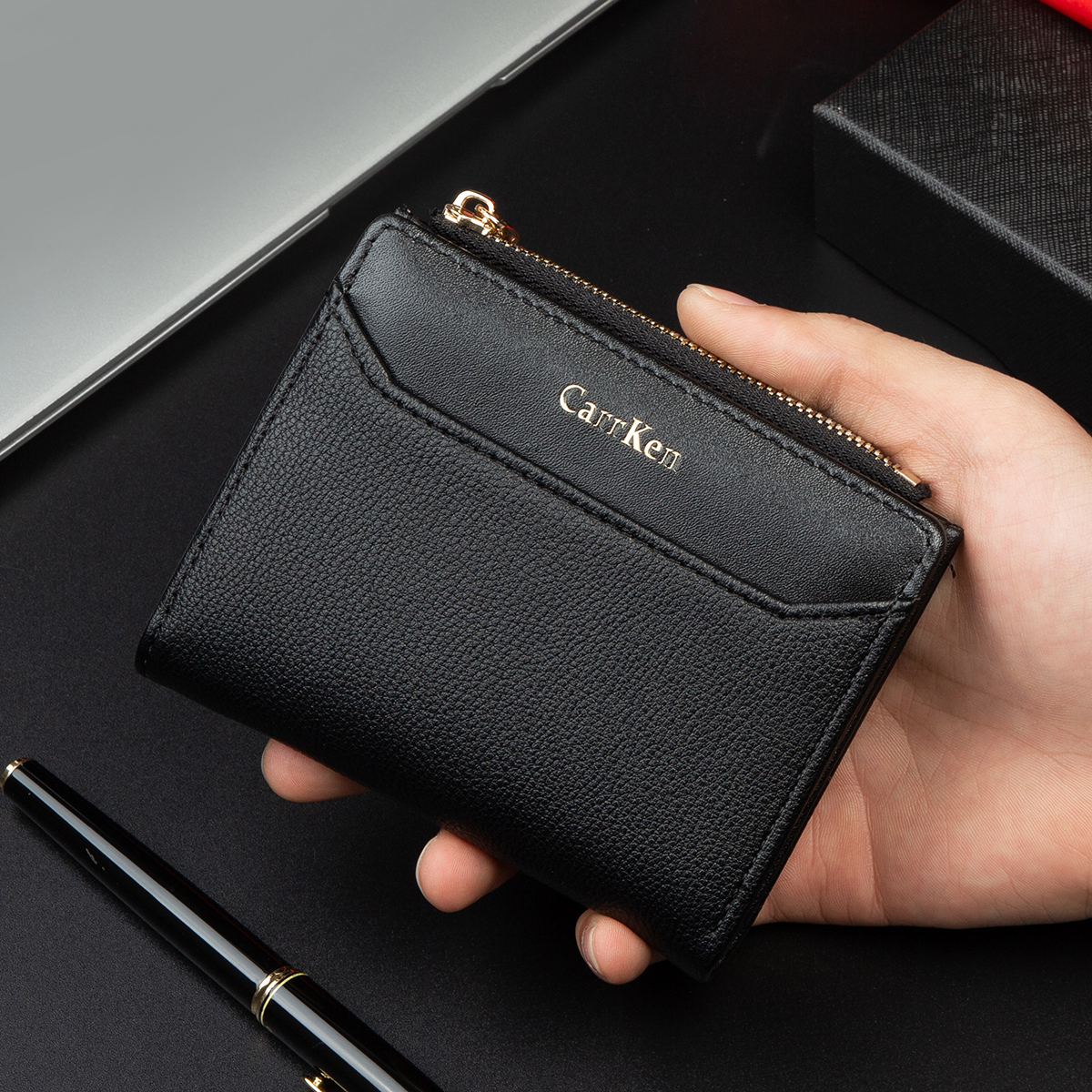 2024carrken New Style Men's Wallet Short Style Korean Version Retro ...