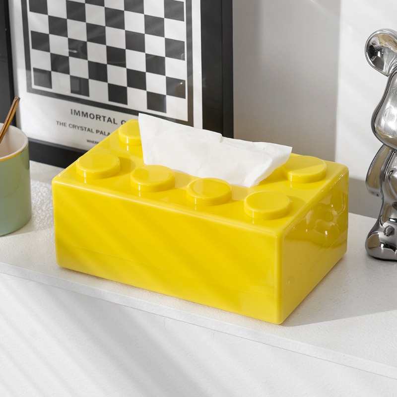 ⚡Local Delivery Creative Tissue Holder Building Blocks with Spring ...
