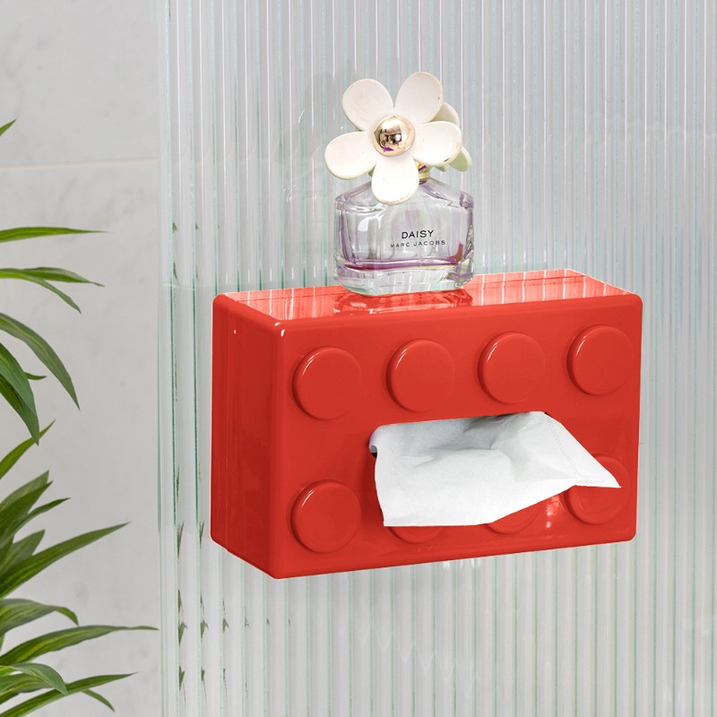 ⚡Local Delivery Creative Tissue Holder Building Blocks with Spring ...