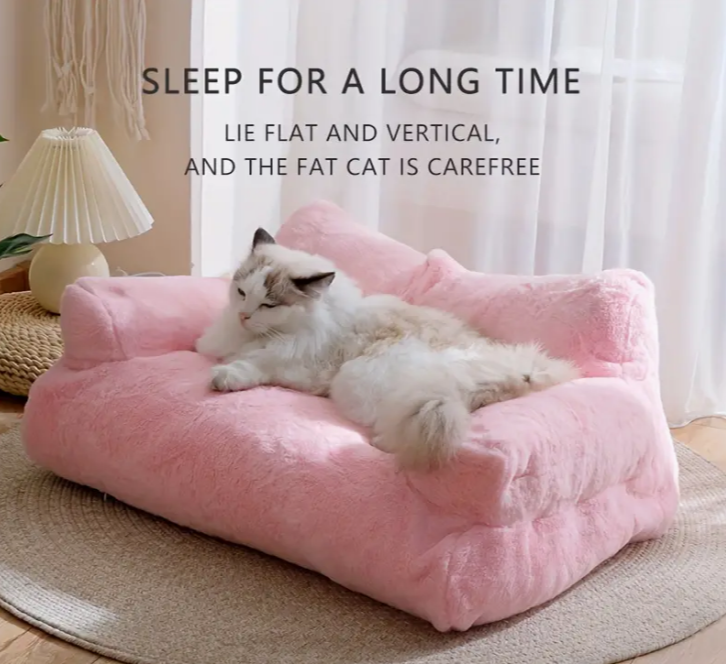 Pet Couch Bed, Washable Cat Beds for Medium Small Dogs & Cats, Dog Beds ...