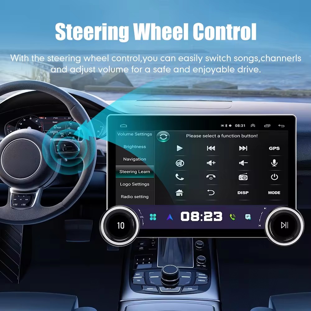 Diamond 2K Car Android Player 10 inch CarPlay 8core processor Double ...
