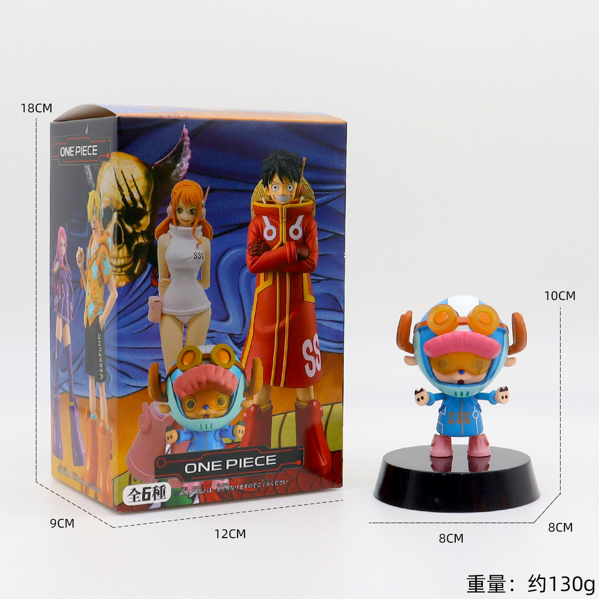 1Pcs 10-18cm Anime One Piece Figure Egghead Island Luffy Tony Tony ...