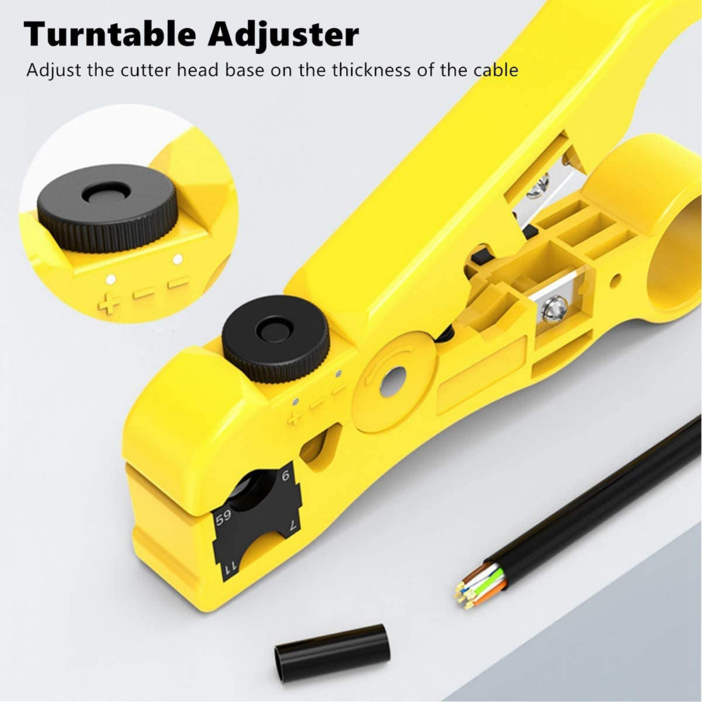 HOOLNX All-In-One Stripping Tool Cable Wire Stripper Compression Tool ...