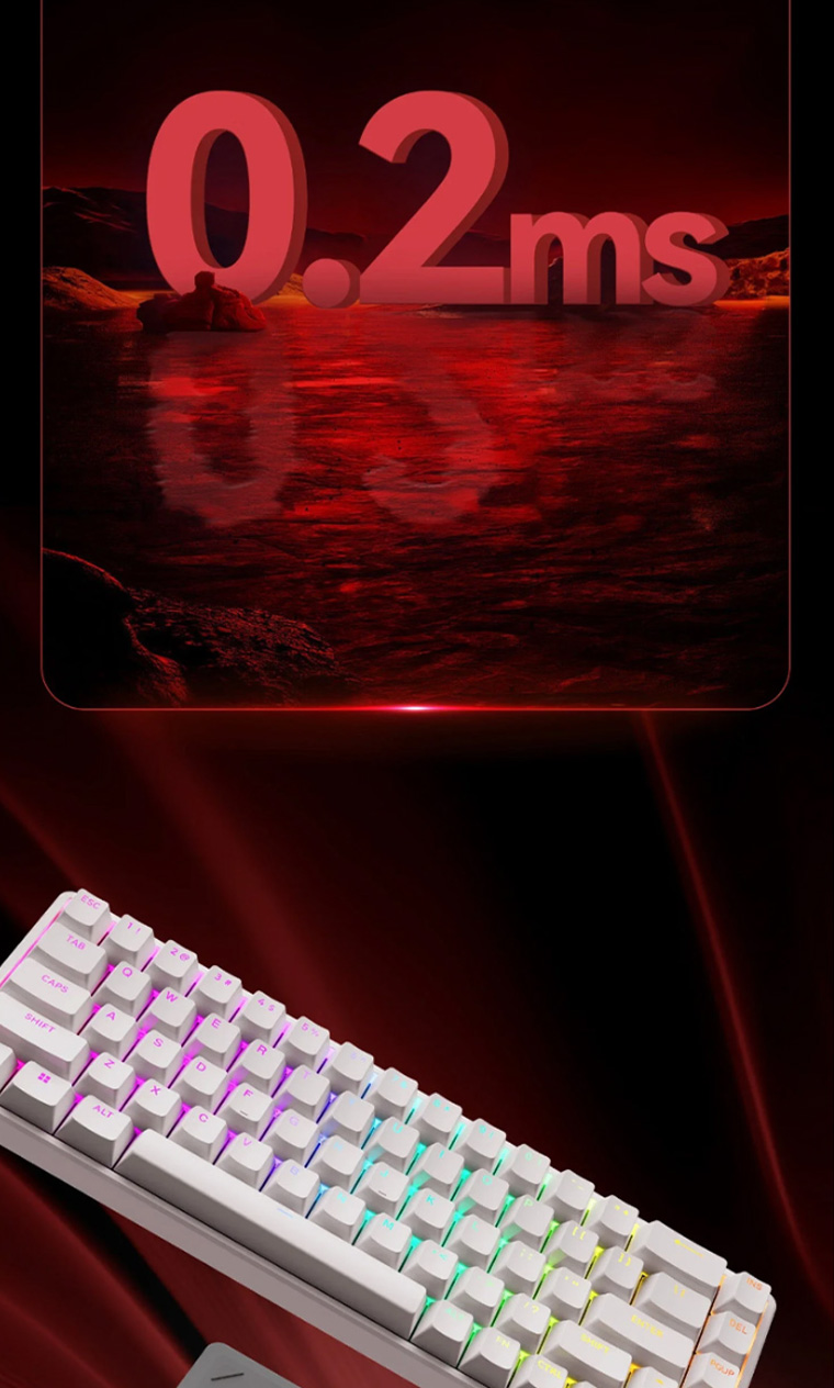 MADCATZ fire68 esports magnetic axis keyboard with streamlined ...