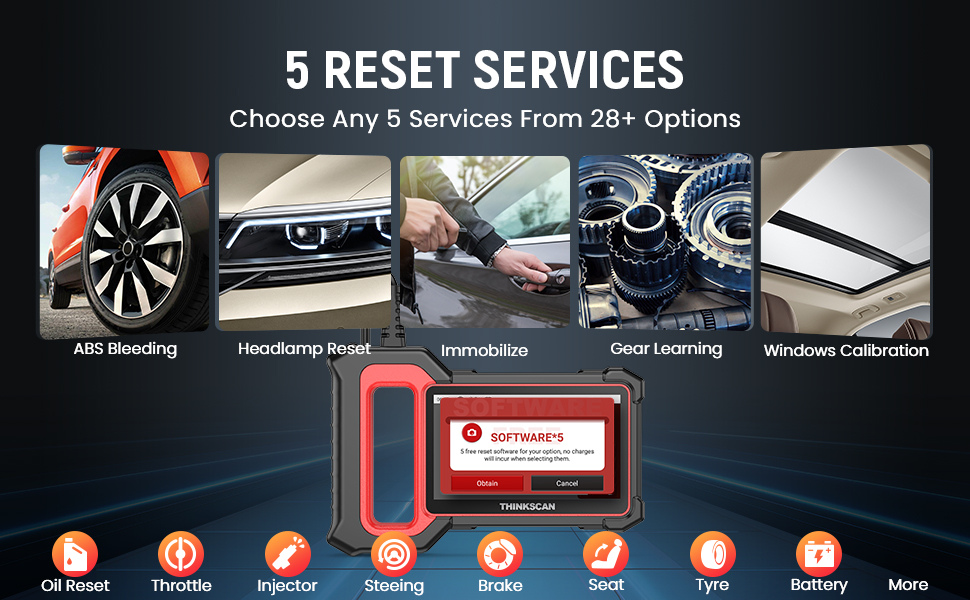 【SUPPORT Proton&Perodua&All OBD2 Cars】THINKCAR Thinkscan Plus S7 S6 S4 ...