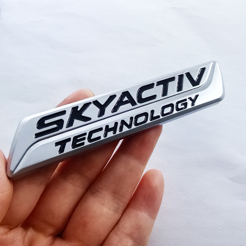 1 x ABS SKYACTIV TECHNOLOGY Logo Car Auto Decorative Emblem Badge ...