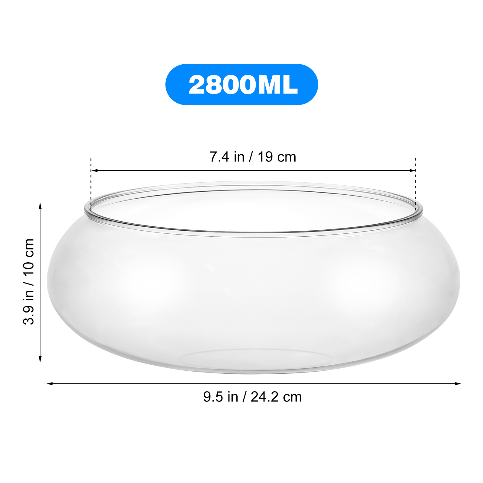 [Ready Stock] 1pcs Unbreakable Earth Small Fish Tank Globes Tabletop ...