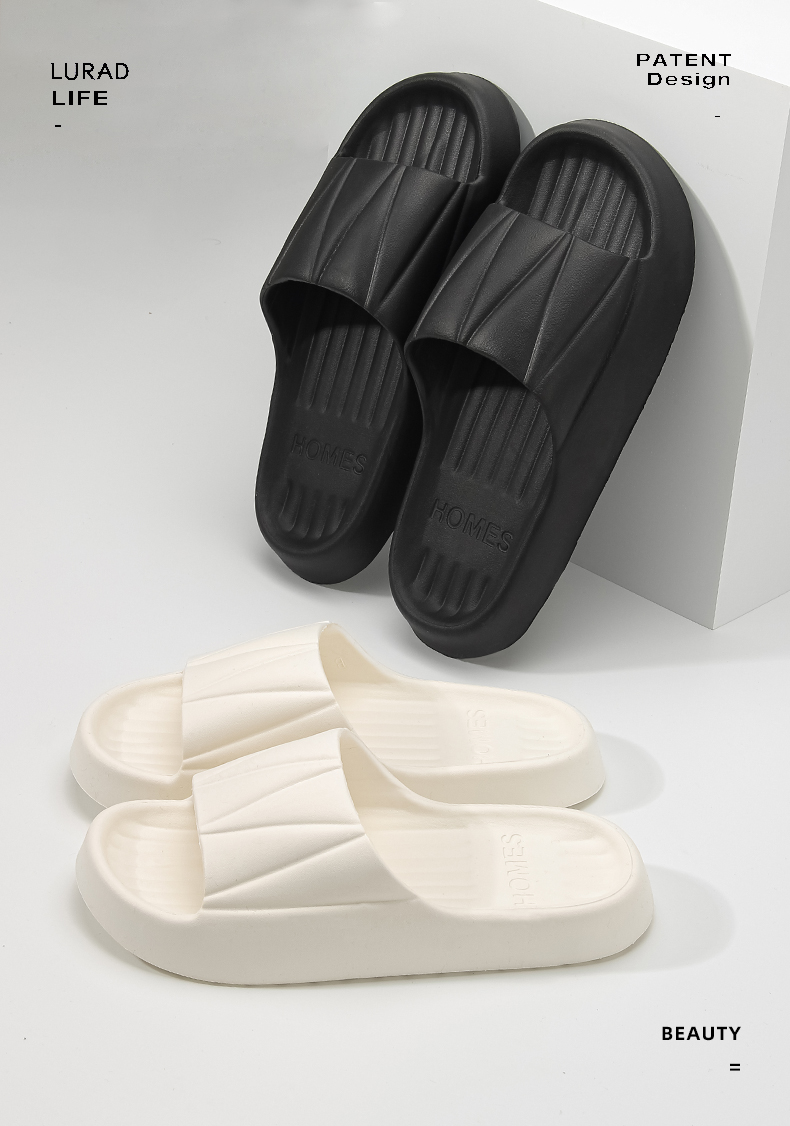 Silent Slippers Ladies 2024 New Style Home Indoor Bath Anti-slip EVA ...