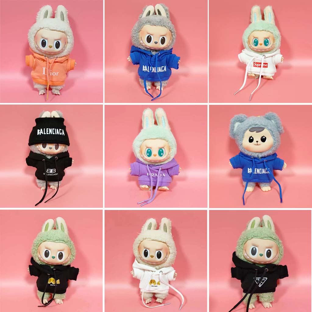 Doll clothes for DIMOO WORLD Chip and Dale Pluto and 17cm Labubu V1 V2 ...