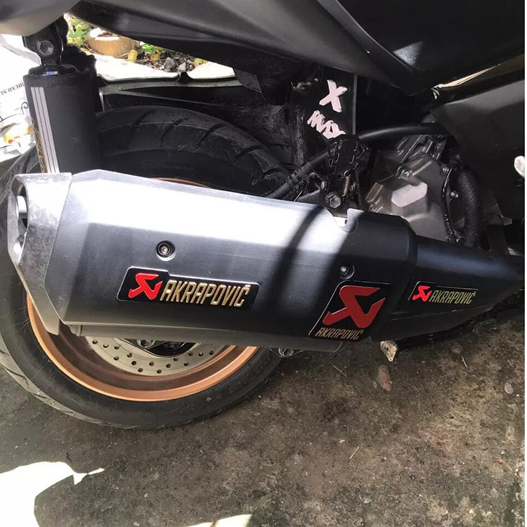 Alumnium Akrapovic Motorcycle Exhaust Pipe Decals Moto Decorative ...