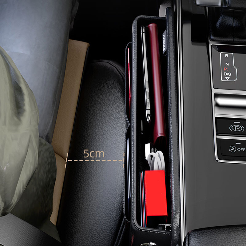 Mercedes Benz Car crevice center console leather storage box with ...