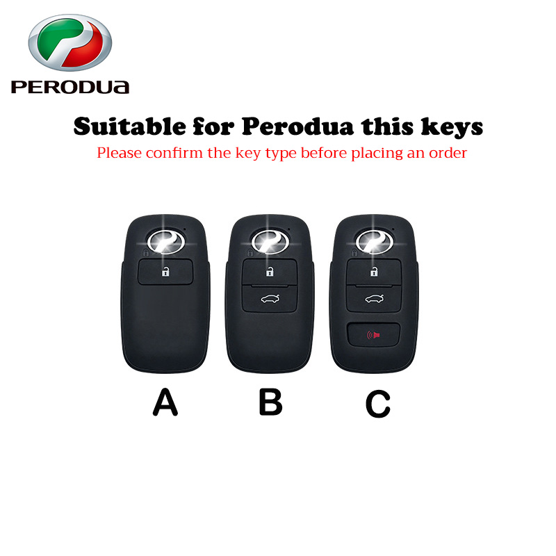 Perodua key cover Perodua Axia Alza Veloz Ativa Myvi car key shell ...