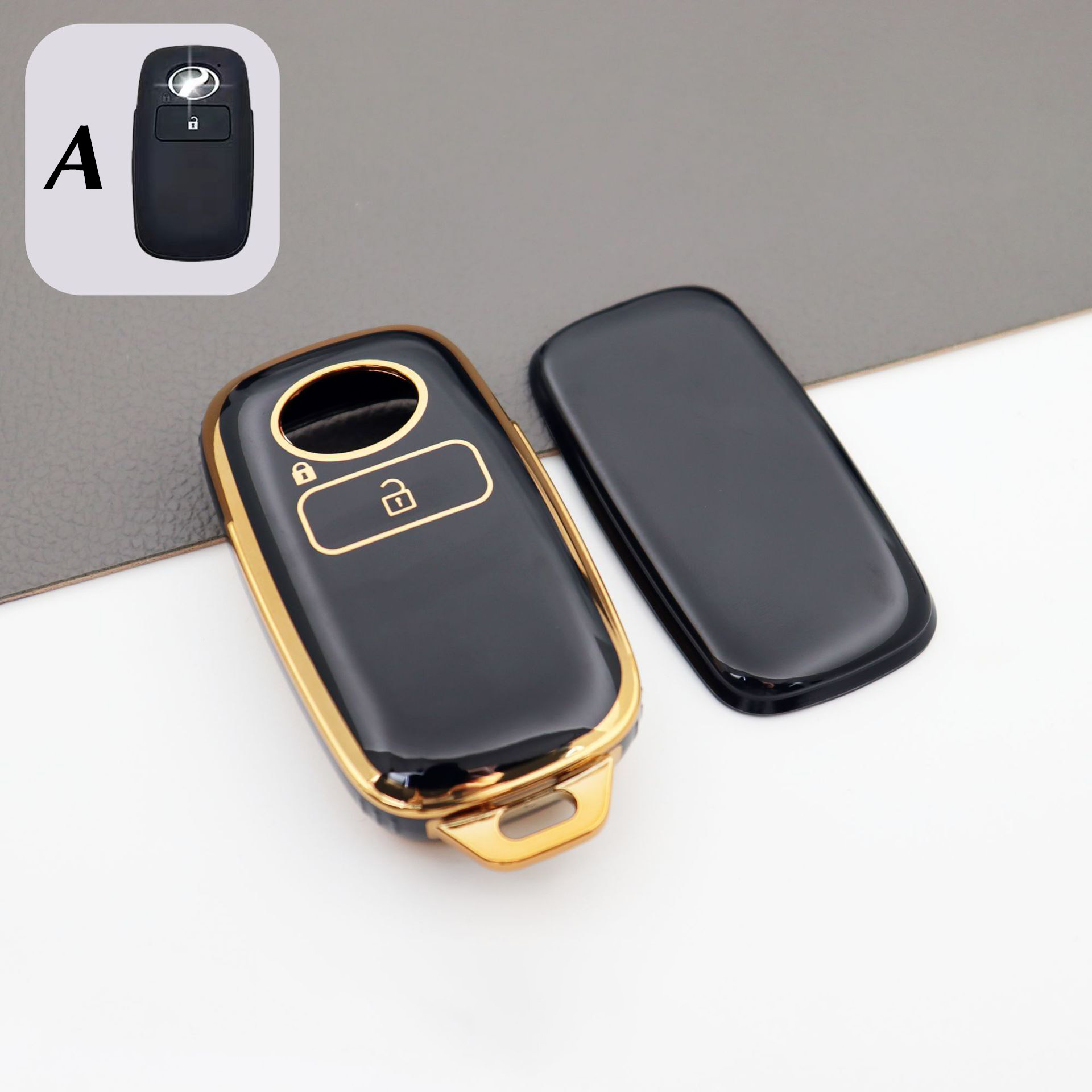 Perodua key cover Perodua Axia Alza Veloz Ativa Myvi car key shell ...