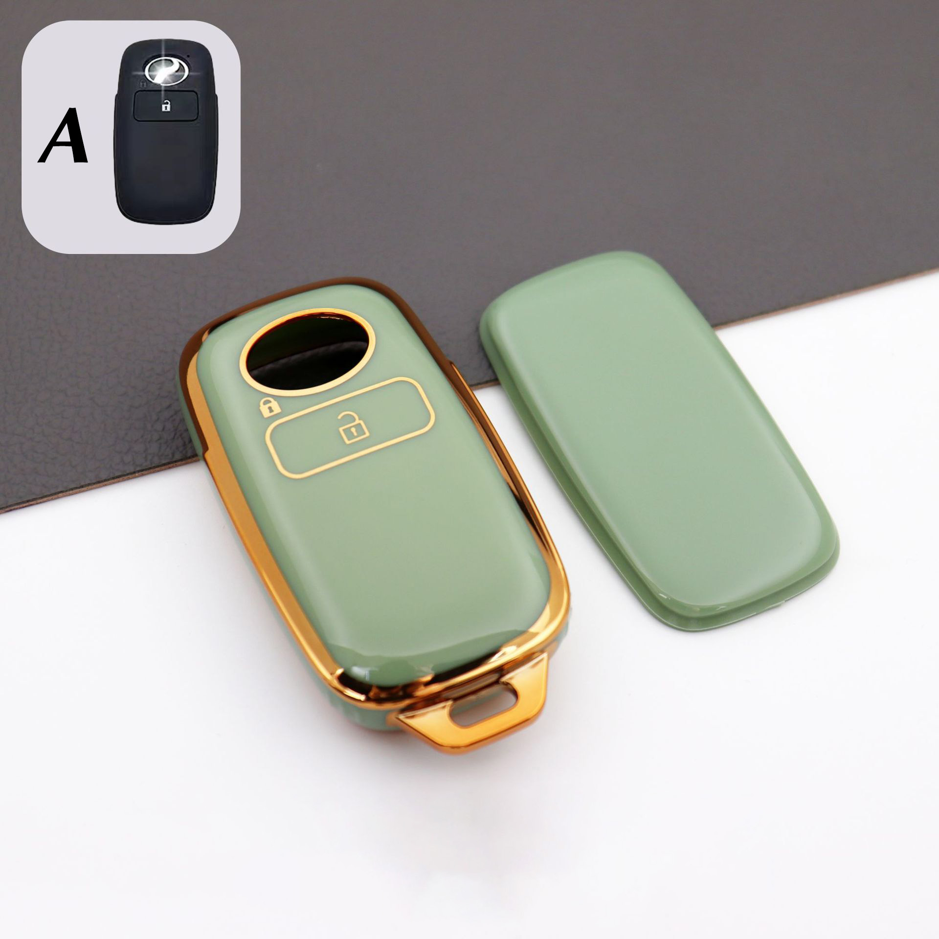 Perodua key cover Perodua Axia Alza Veloz Ativa Myvi car key shell ...