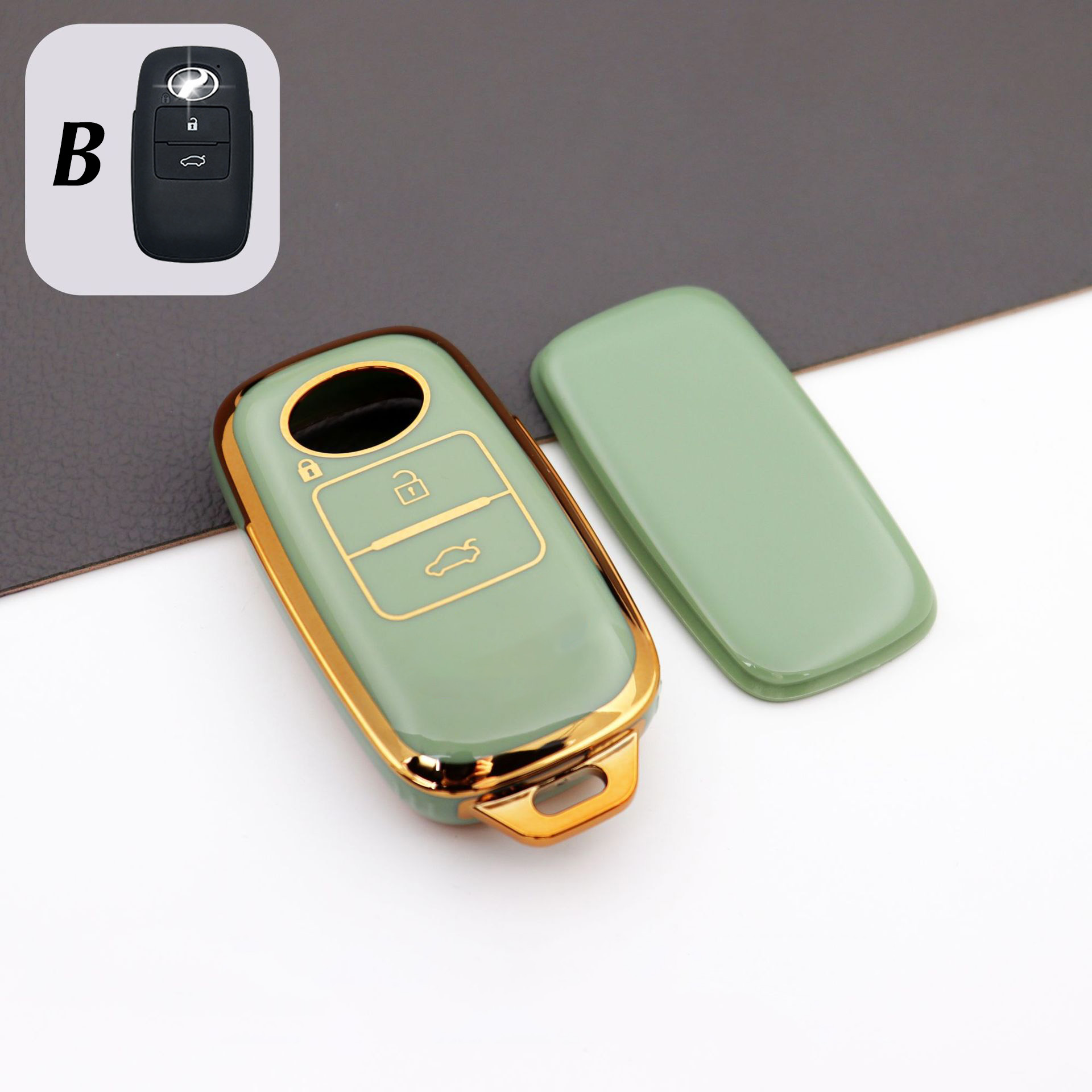 Perodua key cover Perodua Axia Alza Veloz Ativa Myvi car key shell ...