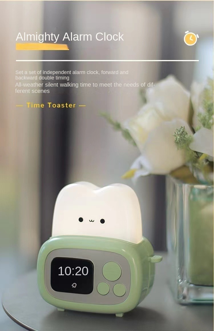 [Spot Sales][Fast Shipping]Creative Cute Shape Bread Maker Small Night ...
