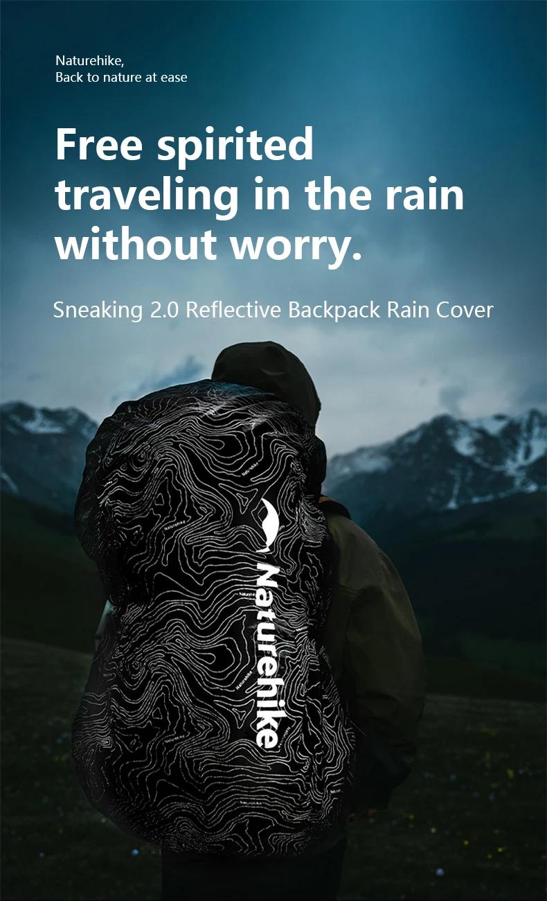 Naturehike Reflective Waterproof Backpack Rain Cover Outdoor Sport ...