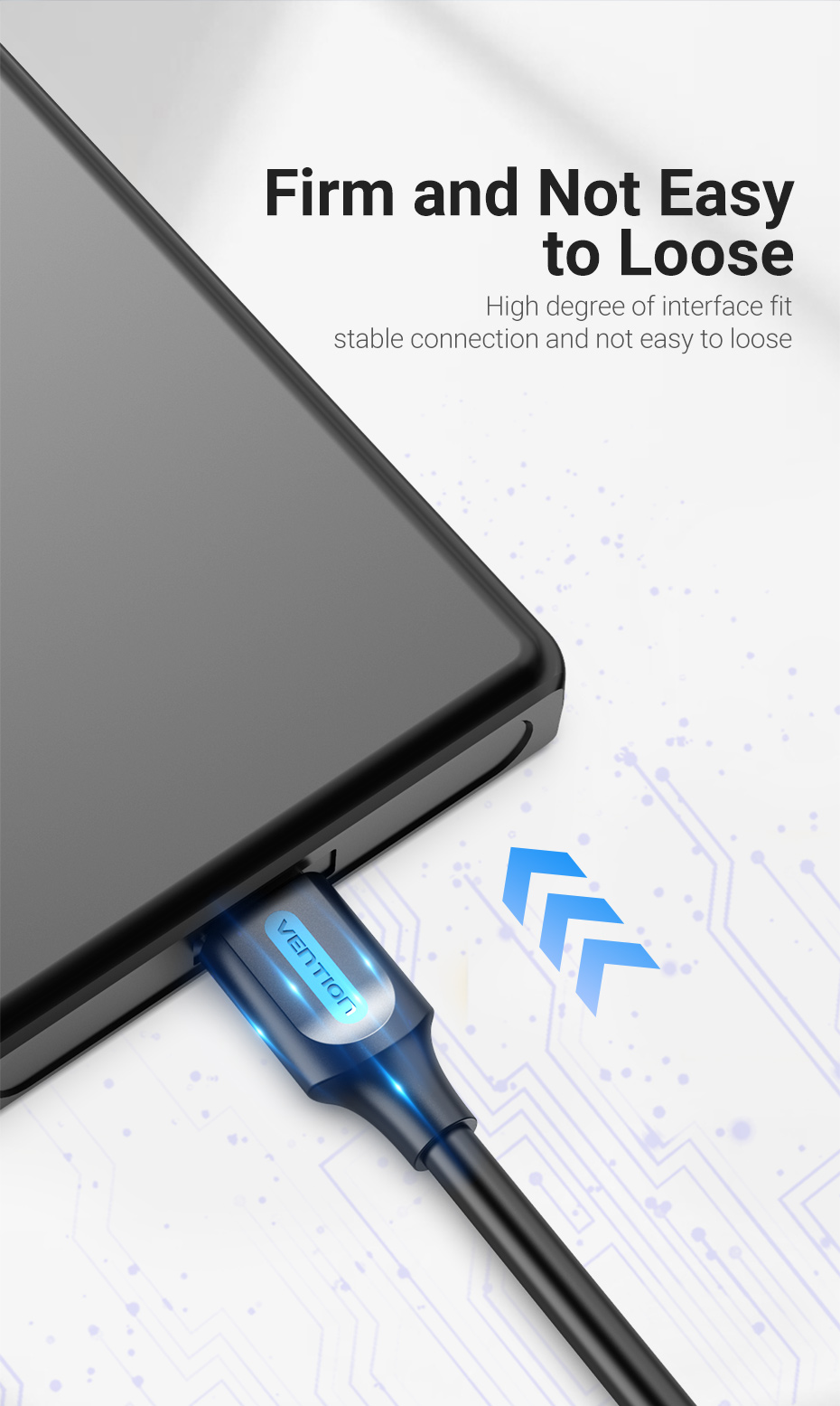 Vention Micro B Cable USB 3.0 High Speed 5Gbps Fast Charging 3A Data ...