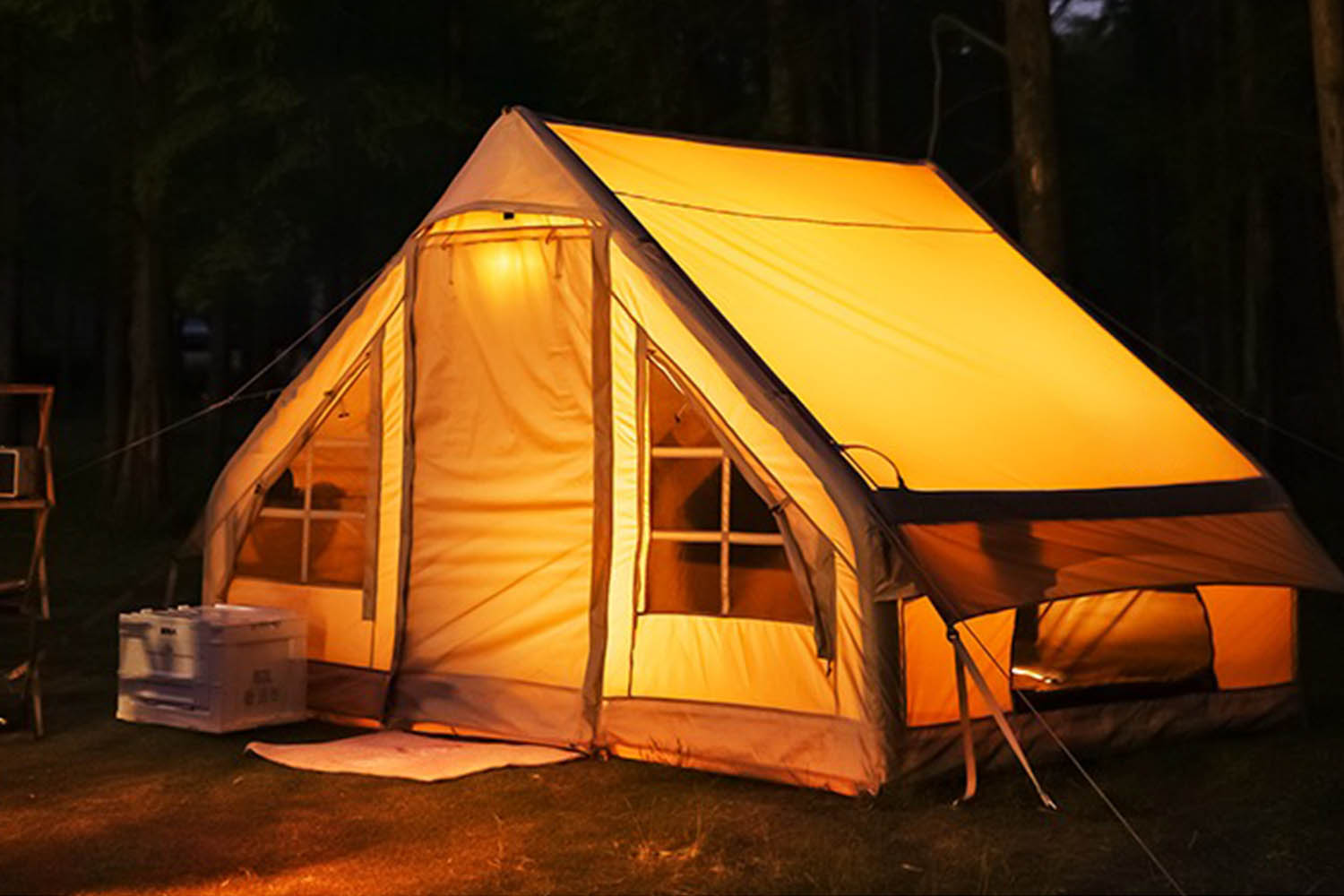 Air Inflatable Polyester Tent Outdoor Camping Large Area Air Pump ...