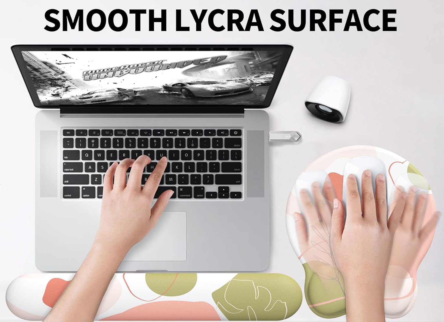 Giecy Mouse Pad Wrist Support, Ergonomic Gel Mouse Pad with Wrist Rest ...