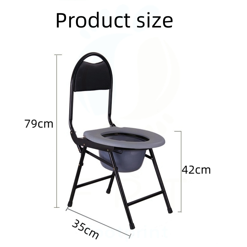 【Fast delivery】Toilet Potty Chair Foldable Commode Chair Medical Chair ...