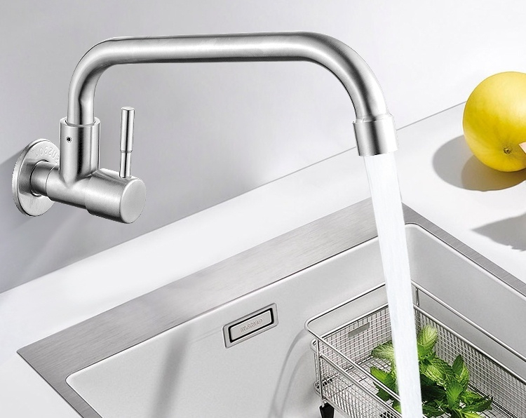 In-wall Faucet Wall Type Horizontal 304 Stainless Steel Universal ...