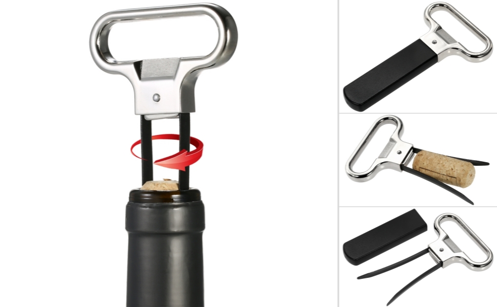 Wine Bottle Opener Corkscrew Remover Wine Bottle Opener Two-prong Cork ...