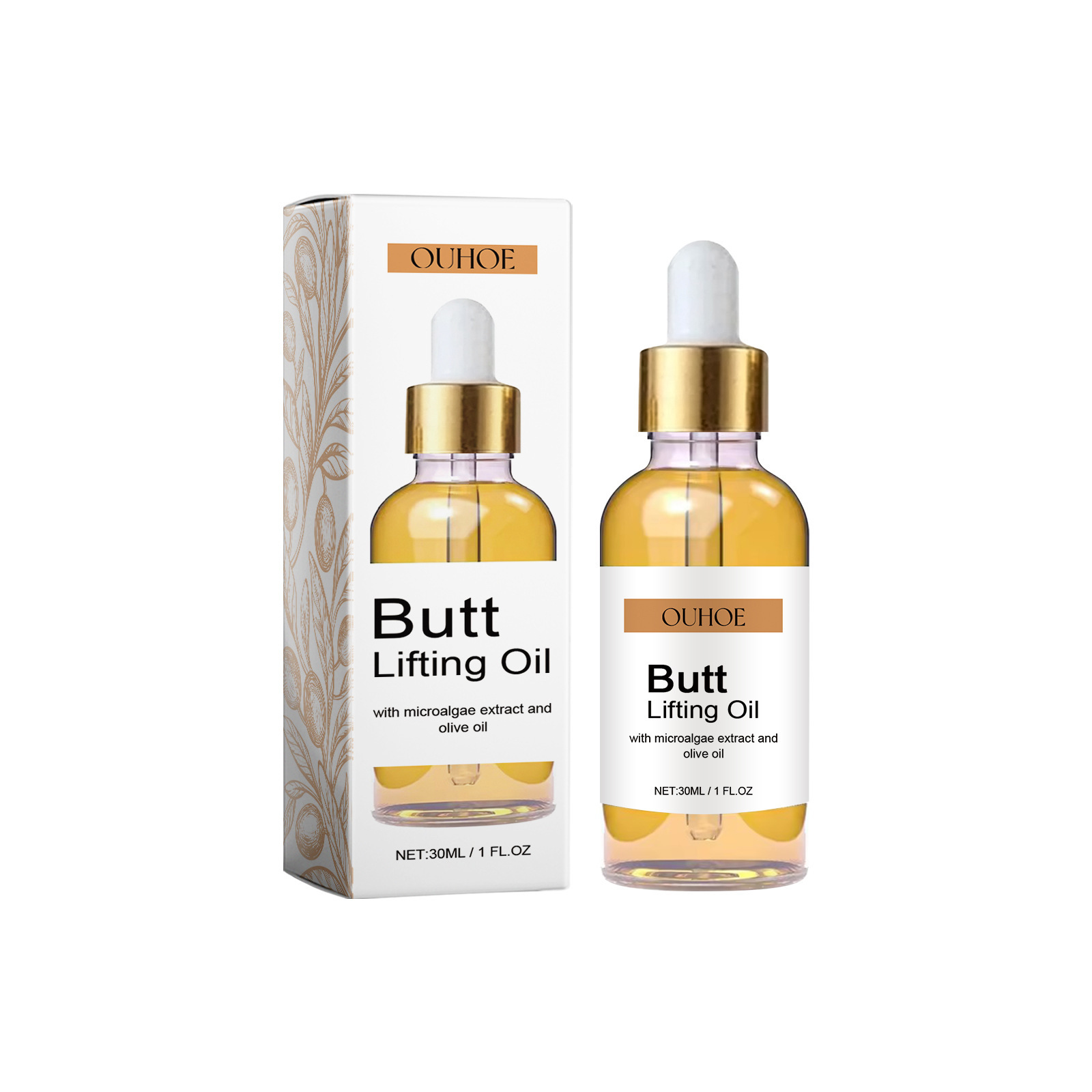 OUHOE Butt Lifting Oil 30ml Buttock Enlargement Oil Lift Up Firming ...