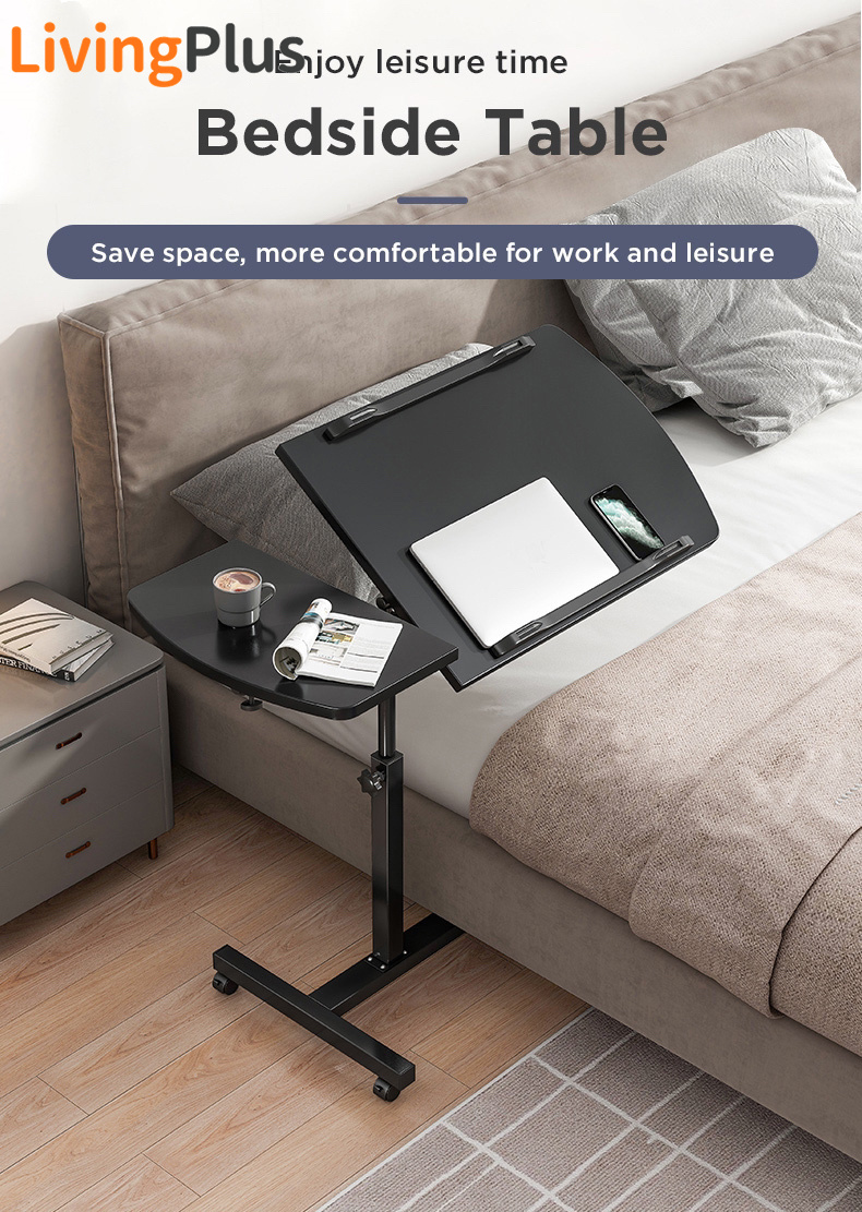 Bedside Table Bedroom Table Laptop Lifting Table Adjustable Foldable ...