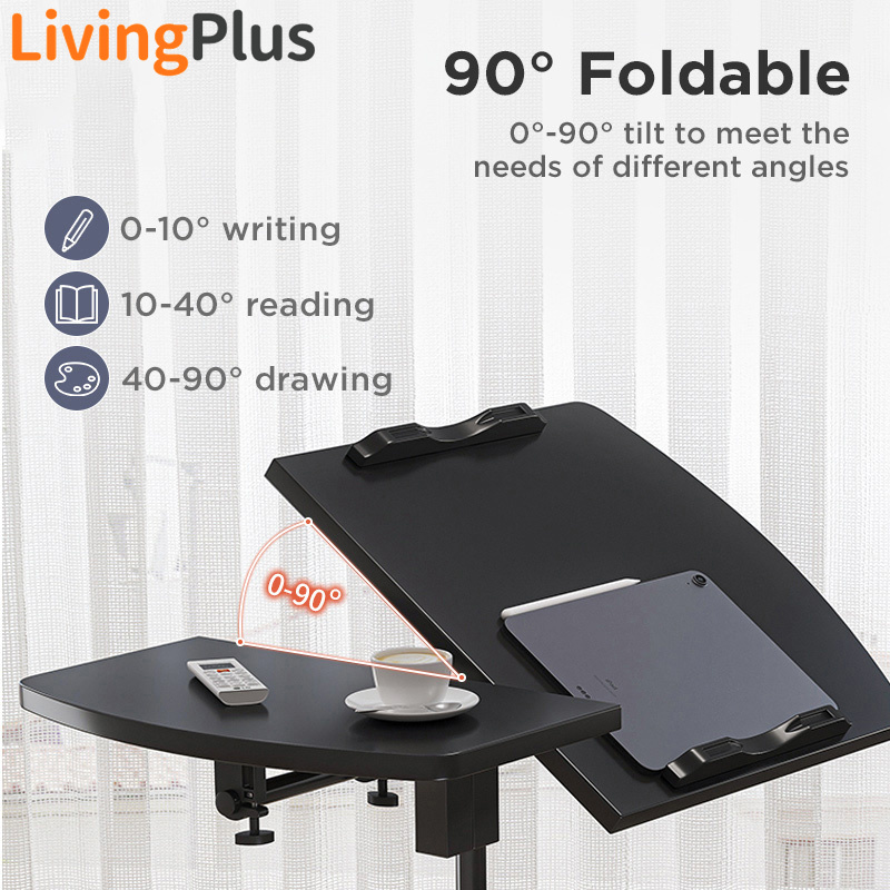 Bedside Table Bedroom Table Laptop Lifting Table Adjustable Foldable ...