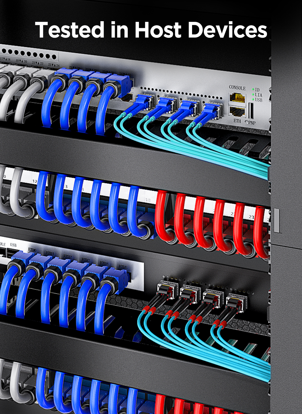 AMPCOM 10G LC SFP+ Multi Mode Duplex Transceiver Module 10G Fiber ...