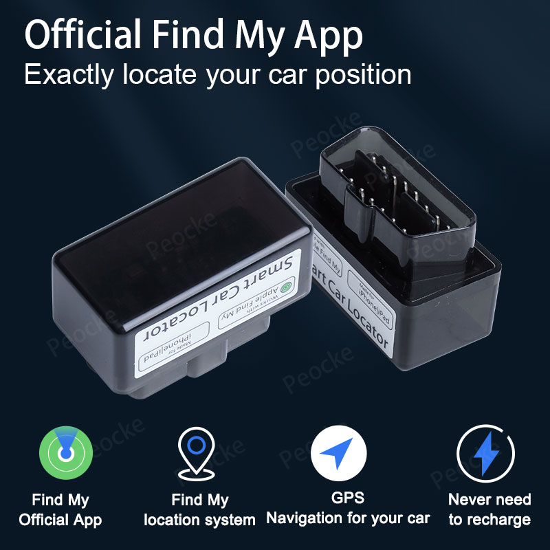 Mini OBD Tracker for Car OBD2 GPS Locator With Find My APP for Apple ...