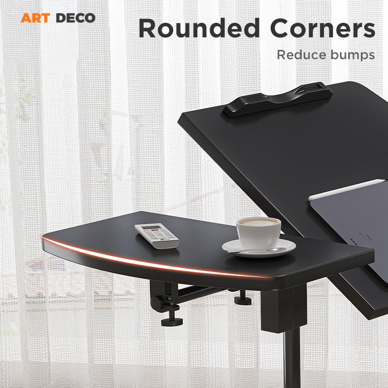 Foldable Table With Wheel Meja Lipat Adjustable Table Adjust Height ...