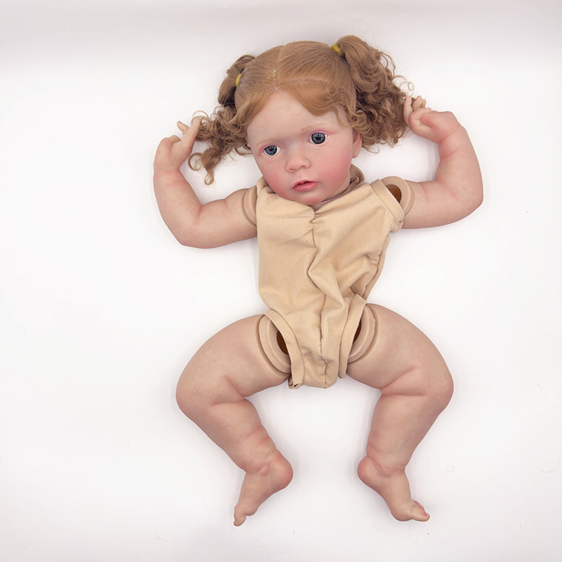 24inch Reborn Doll Kit Missy with Hand Root Hair Lifelike Unfinished ...