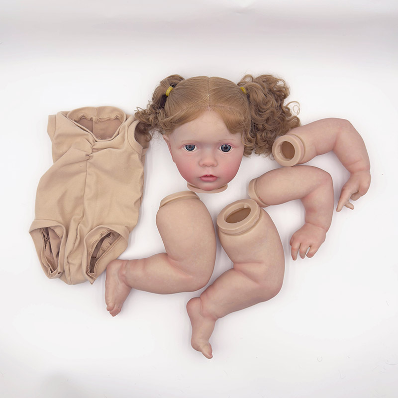 24inch Reborn Doll Kit Missy with Hand Root Hair Lifelike Unfinished ...