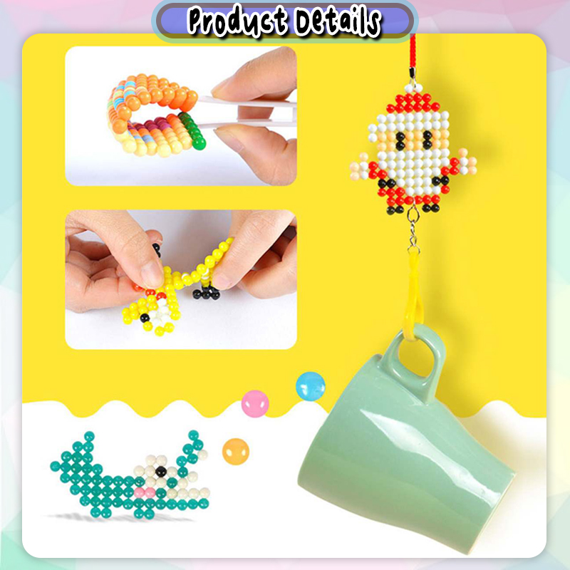 【Ready Stock】24color 4800pcs DIY Water Magic Sticky Beads Spray Water ...